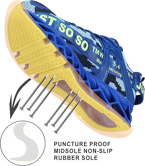 JUST SO SO | Men&Women Steel Toe Work Shoes – Puncture Resistant Safet ...